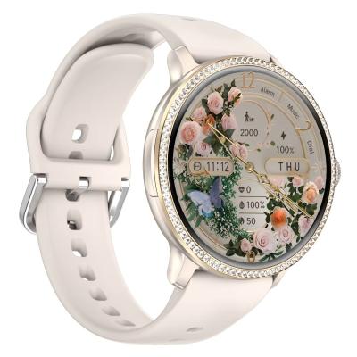 China H80 4G Android Women Smart Watch AMOLED Display 3GB+32GB Storage NFC SIM Card Video Call SOS IP68 Waterproof Alloy Sleep Tracker for sale