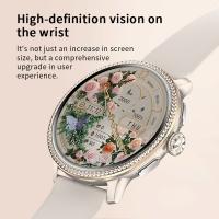China H80 4G Android Women Smart Watch AMOLED Display 3GB+32GB Storage NFC SIM Card Video Call SOS IP68 Waterproof Alloy Sleep Tracker for sale