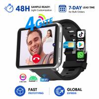 China DM100 Latest IP68 Waterproof 4G LTE Dual SIM Smart Watch WiFi Thermometer Compass Camera Mobile Phone Touch Screen for Android for sale