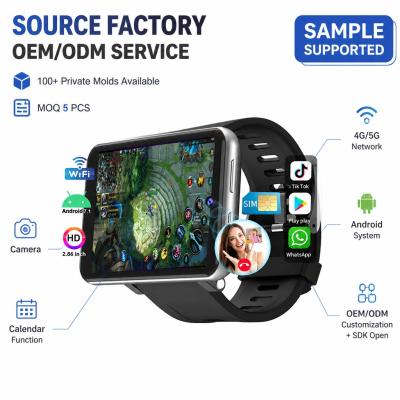 China Hot Selling DM100 Smartwatch with Light Custom OEM ODM 4G 5G Android Phone Calendar Function and Camera SDK Access for sale