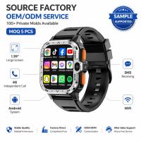 China New Outdoor Sports Pgd Smartwatch with 1.99inch Screen Wifi & 4G Android Answer Call & Record SMS Reception Function for sale