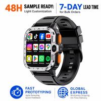 China New Outdoor Sports Pgd Smartwatch with 1.99inch Screen Wifi & 4G Android Answer Call & Record SMS Reception Function for sale