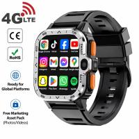 China New Outdoor Sports Pgd Smartwatch with 1.99inch Screen Wifi & 4G Android Answer Call & Record SMS Reception Function for sale