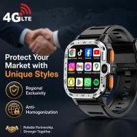 China New Outdoor Sports Pgd Smartwatch with 1.99inch Screen Wifi & 4G Android Answer Call & Record SMS Reception Function for sale
