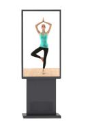 China 55 Inch Outdoor Triple Digital Signage Standing Drive-thru Boards Lcd Display for sale