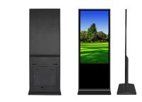 China 43 Inch Floor Standing LCD Digital Signage Multi - Language 1200nits Touch Screen for sale