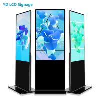 China Free Standing Interactive Touch Kiosk With Light Box for sale
