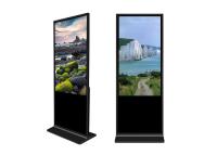 China 43 Inch Floor Standing LCD Digital Signage Multi - Language 1200nits Touch Screen for sale