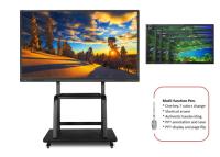 China 75 Inch 4K Interactive Digital Whiteboard With Vector Touch & Authentic Pen Touch for sale