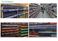 China LCD Shelf Edge Digital Signage LG Customized Size With Auto Loop Playing Function for sale