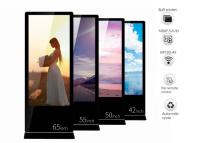 China Double Sided Floor Standing Digital Signage 89 Degree Viewing Angle for sale