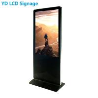 China 43 inch Floor Standing Advertising Touch LCD display with Network Wifi 3G For Shop and Bank for sale
