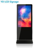 China 43 inch Floor Standing Advertising Touch LCD display with Network Wifi 3G For Shop and Bank for sale
