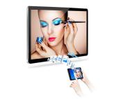 China 32 Inch Wall Mounted Touch Screen Kiosk With 70,000 Hrs Long Using Life for sale