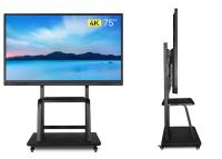 China 75 Inch LCD Touch Screen Kiosk Digital Whiteboard 1920 X 1080P Plug And Play for sale