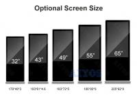 China 43'' LCD Panel Floor Standing Digital Signage For Indoor Advertising for sale