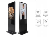 China Indoor Floor Standing Interactive Touch Screen Kiosk LCD Digital Signage Totem for sale