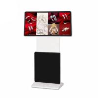 China 360 Degree Rotating LCD Advertising Player , 43'' Standing Advertising Display for sale