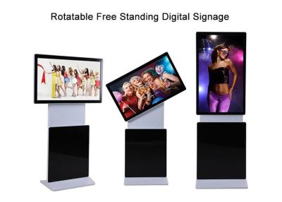 China 43 Inch Rotatable Floor Standing Kiosk 7*24 Hour Working With Loop Display Function for sale