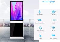 China 43 Inch Rotatable Floor Standing Kiosk 7*24 Hour Working With Loop Display Function for sale