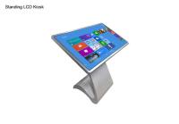 China Full HD Portable Standing LCD Advertising Display With Multi - Languages for sale