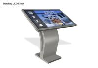 China Full HD Portable Standing LCD Advertising Display With Multi - Languages for sale