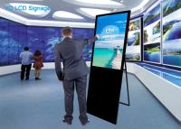 China 43 Inch Android Floor Standing Digital Signage LCD Totem Kiosk Brackets Support Wifi USB for sale