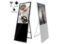 China 43 Inch Android Floor Standing Digital Signage LCD Totem Kiosk Brackets Support Wifi USB for sale