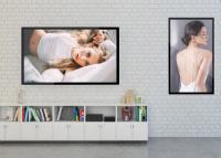 China Indoor LCD Wall Mounted Digital Signage 2k 4K Commercial Super Slim 32 49 Inch for sale