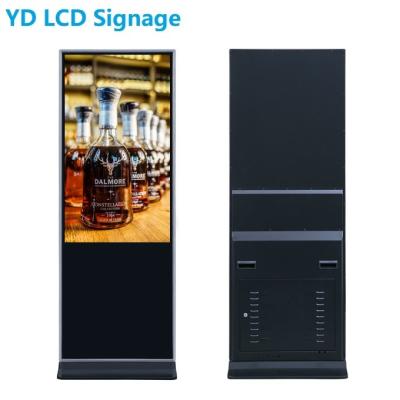 China 55 Inch LCD Touch Screen Kiosk Support IR Remote Controller For Advertising for sale