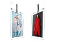 China Double Side Hanging LCD Advertising Display 55 Inch With Tempered Glass for sale