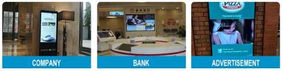 China 55 Inch LCD Floor Standing Digital Signage Intelligent Split Screen for shopping center for sale