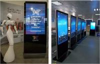 China 55 Inch LCD Floor Standing Digital Signage Intelligent Split Screen for shopping center for sale
