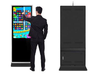 China 65 Inch LCD Advertising Player , Touch Screen Display Stand For Information for sale