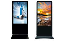 China 65 Inch LCD Advertising Player , Touch Screen Display Stand For Information for sale