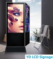 China Double Sided 42-65 Inch LCD Touch Screen Kiosk Full Tempered Glass Screen for sale