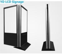 China Double Sided 42-65 Inch LCD Touch Screen Kiosk Full Tempered Glass Screen for sale