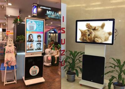 China 43 Inch Indoor Floor Standing Digital Signage Multiple Language Supported for sale