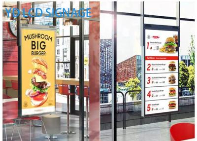 China 43 Inch Double Sided Kiosk , Ceiling Mount Indoor Display Signage For Advertising for sale