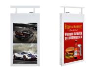 China Double Sided Digital Window Display Screens 1080P Full HD Resolution for sale