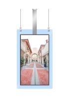 China Hanging Double Side LCD Digital Signage Customized Color For Indoor Advertising for sale