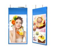 China Hanging Double Side LCD Digital Signage Customized Color For Indoor Advertising for sale