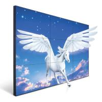 China 55 Inch Ultra Thin Bezel Video Wall , Wall Mounting LCD Video Display for sale
