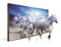 China Indoor Digital Advertising Display , Easy Control 4K LCD Video Wall Display for sale