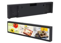 China Stretched Bar Screen Digital Shelf Strip LCD Displays Advertising Signage for sale