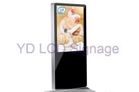 China 1920*1080 Digital Signage Floor Stand , Durable Vertical Digital Signage Display for sale
