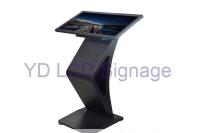 China Interactive LCD Touch Screen Information Kiosk Floor Standing Installation for sale
