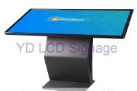 China Freestanding LCD Touch Screen Kiosk Indoor AD Player With 178 View Angle for sale