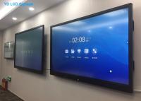 China LCD Wide Flat Interactive Touch Screen Kiosk 55 Inch Ultra Thin 4K Smart TV for sale