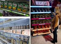 China 16mm Thick Streched Digital Signage on Shelf Supermarket Advertising LCD for sale